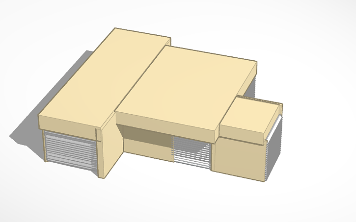 3D design Storage unit - Tinkercad