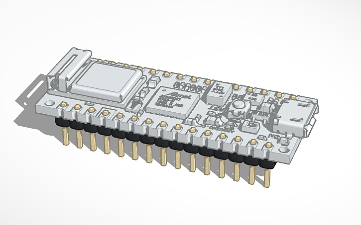 3D design Arduino Nano 33 IoT - Tinkercad