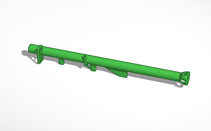3D design m1 "bazooka" rocket launcher (ww2) (improved version) - Tinkercad