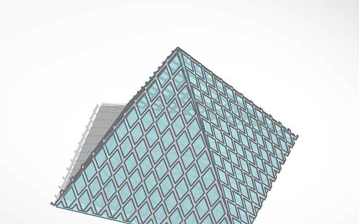 3D design Louvre - Tinkercad