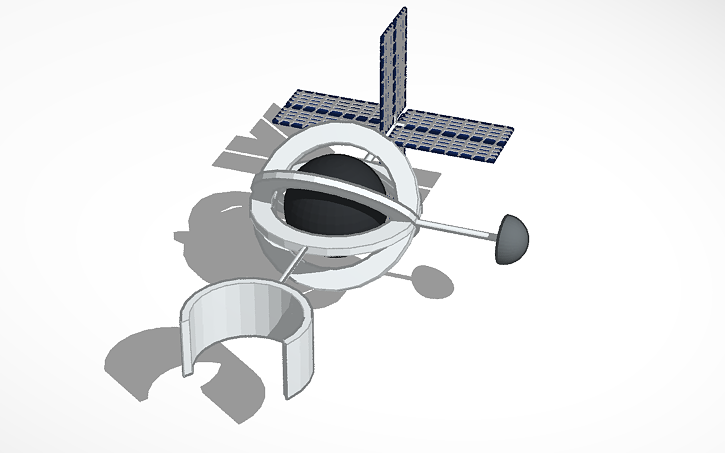 3D design space station - Tinkercad