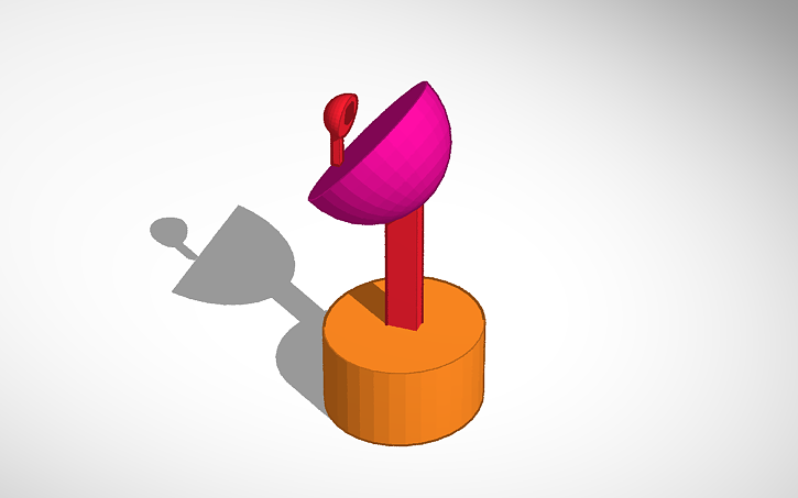 3D design 3D Satellite Dish | Tinkercad
