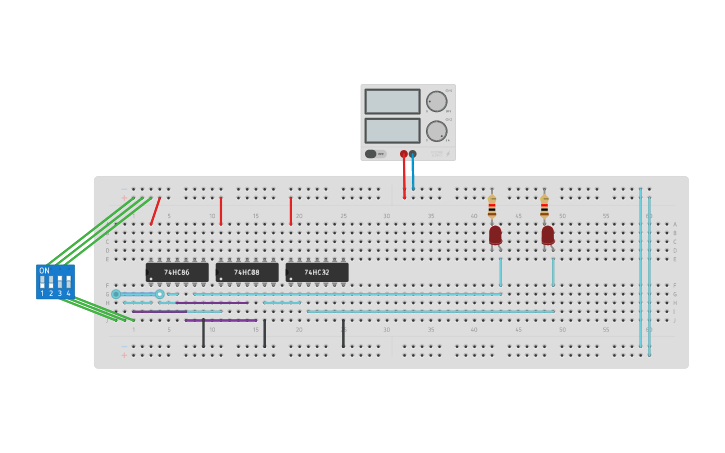 Circuit design PUNTO.1 | Tinkercad