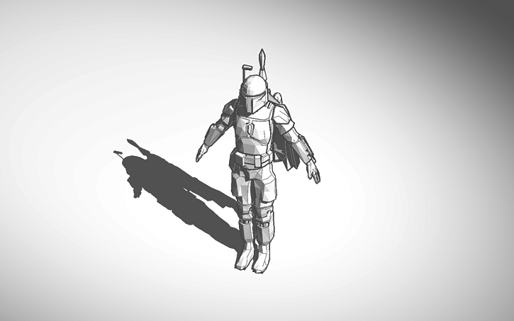 3D design Boba Fett | Tinkercad