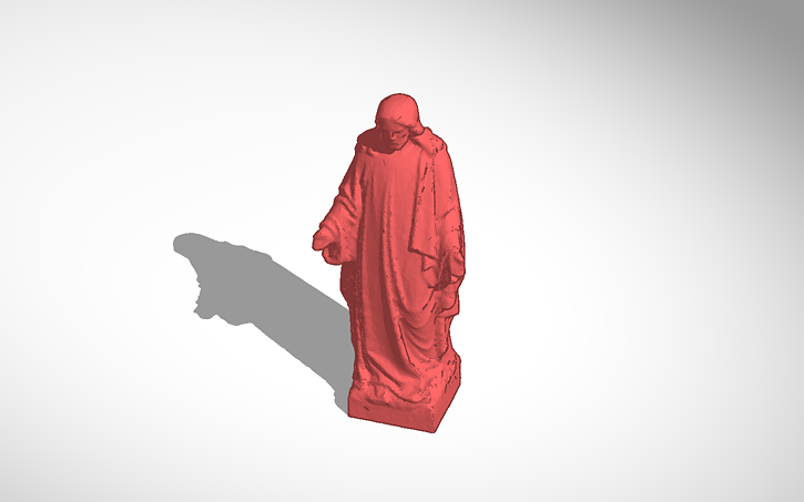 3D design Jesus Sculpture: from Thingiverse - Tinkercad