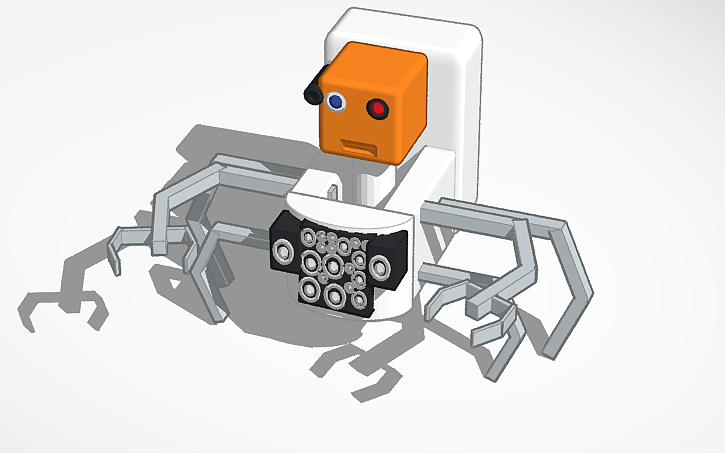3D design Skibidi scientist - Tinkercad