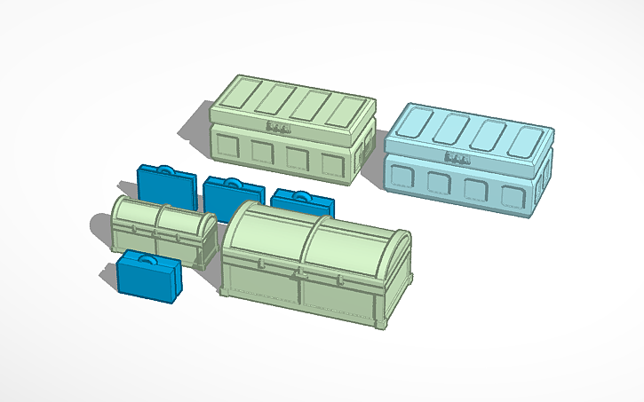 3D design Luggage - Tinkercad