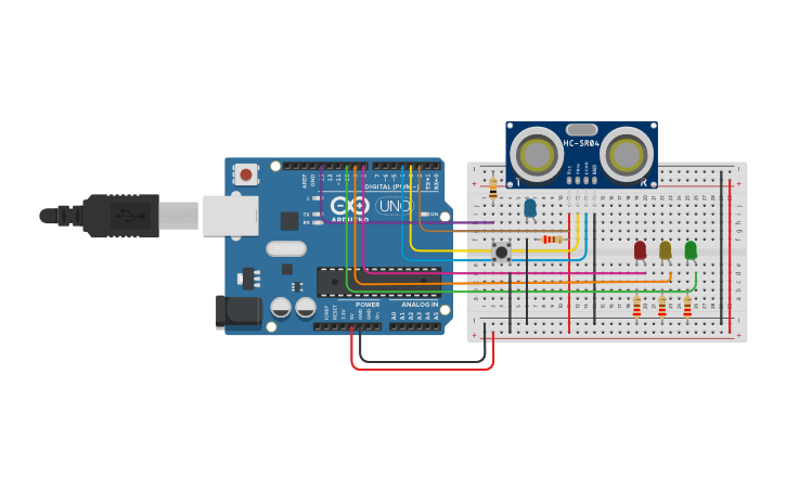 Circuit design PRUEBA #2 - Tinkercad