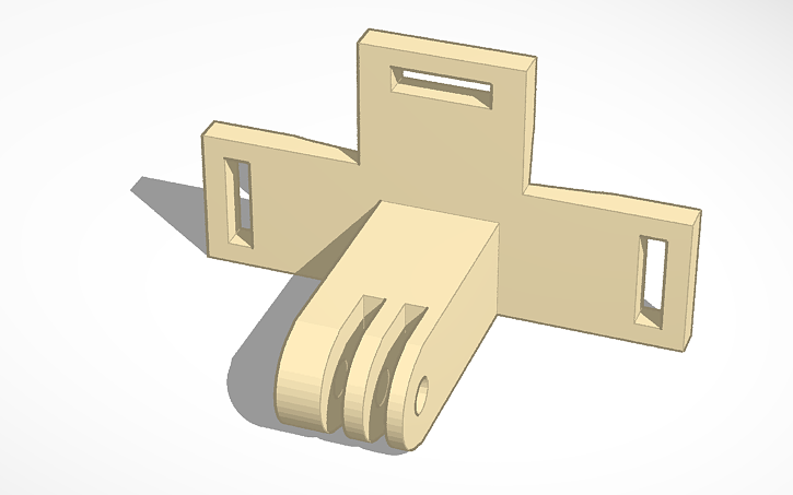 3D design Gopro_holder - Tinkercad