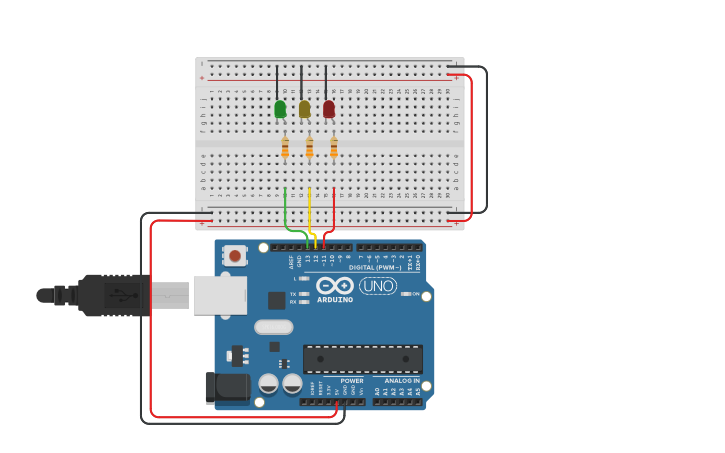 Circuit design easy slotmachine - Tinkercad