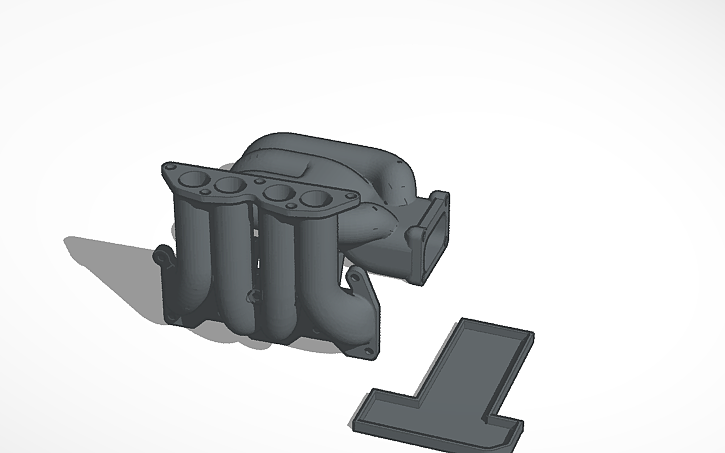 3D design rotary engine section 4 - Tinkercad