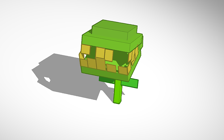 3D design Minecraft fly trap | Tinkercad