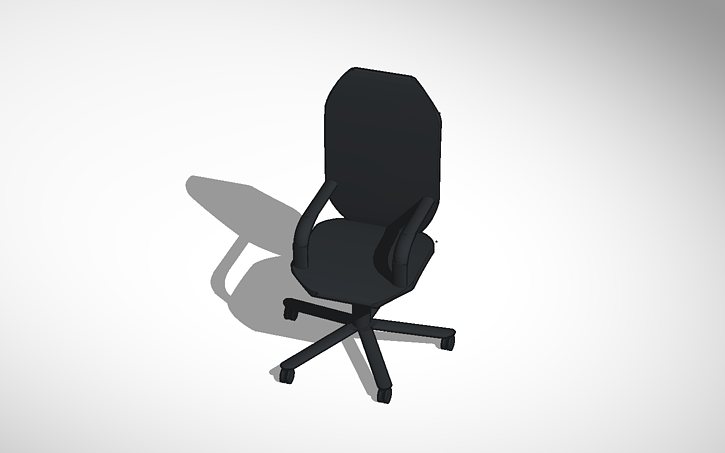 3D design Student Ergonomic Chair - Tinkercad
