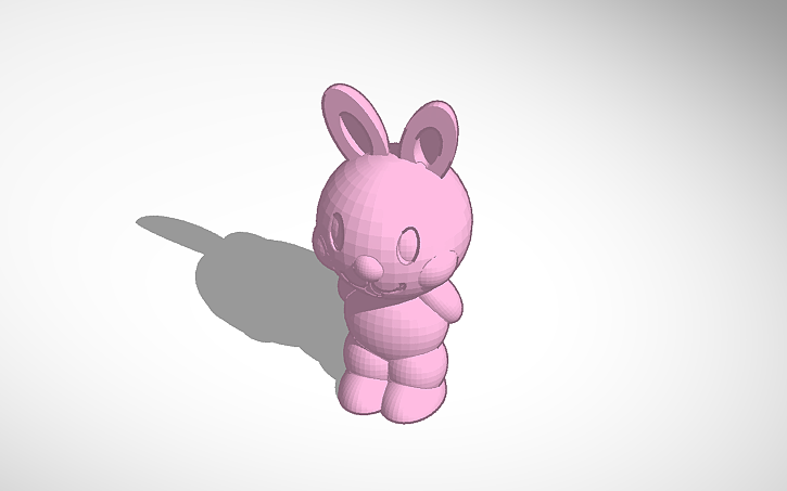 3D design BUNNY - Tinkercad