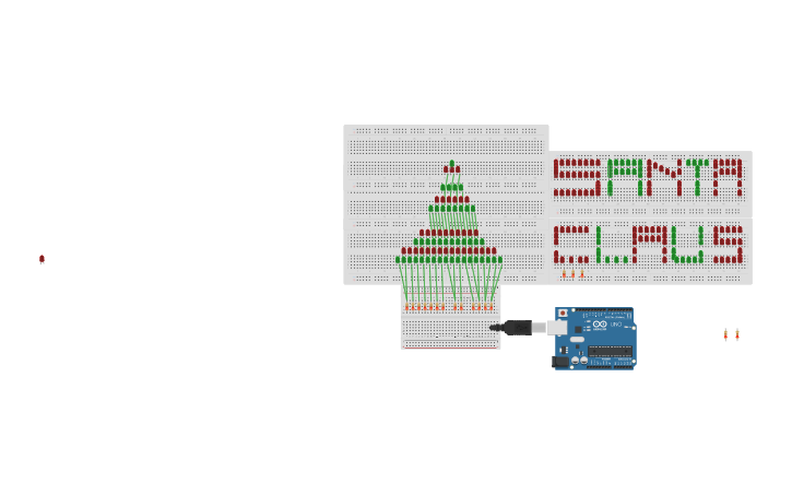 Circuit design Holiday Christmas | Tinkercad