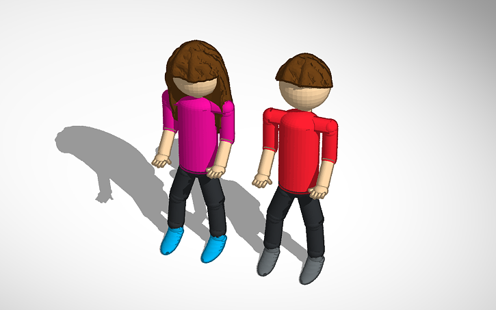 3D design people for park - Tinkercad