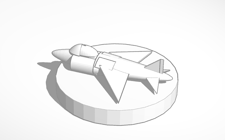 3D design jet - Tinkercad