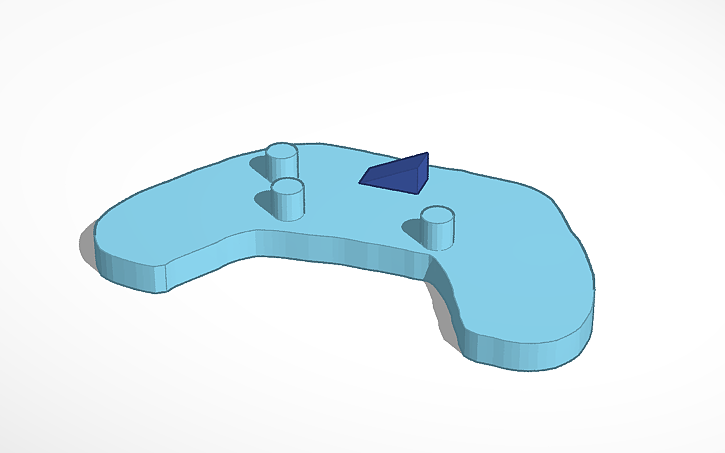3D design control box - Tinkercad