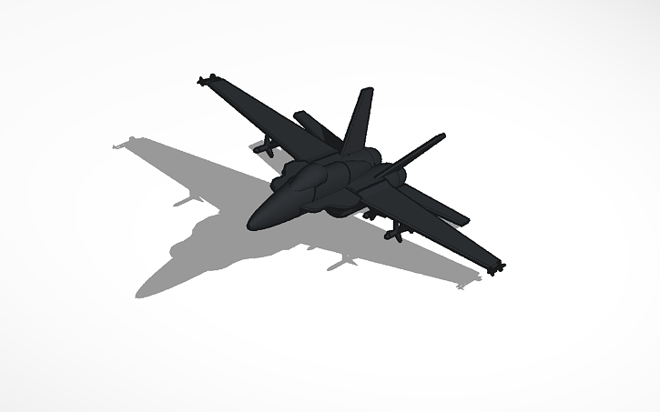 3D design jet - Tinkercad