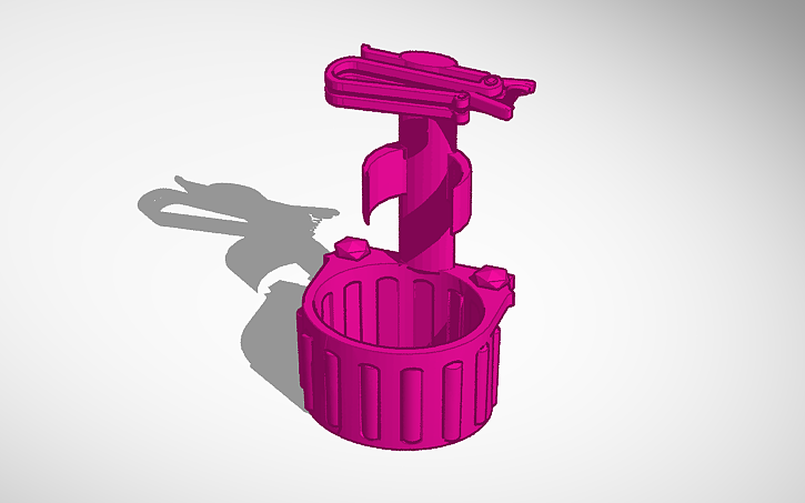 3D design Water bottle holder - Tinkercad