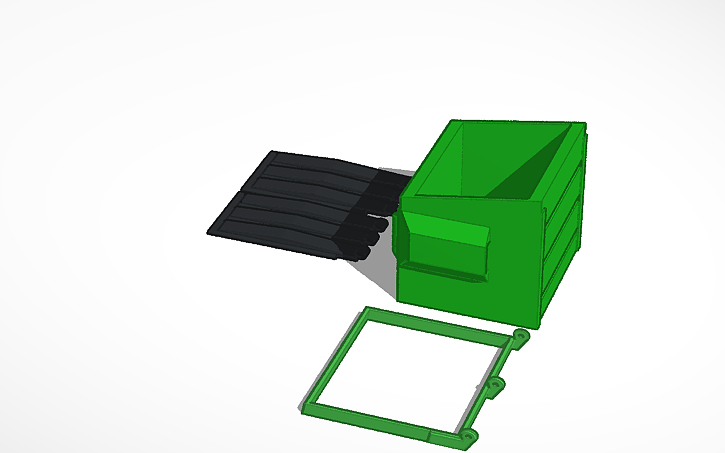 3D design Dumpster Deck Box - Tinkercad