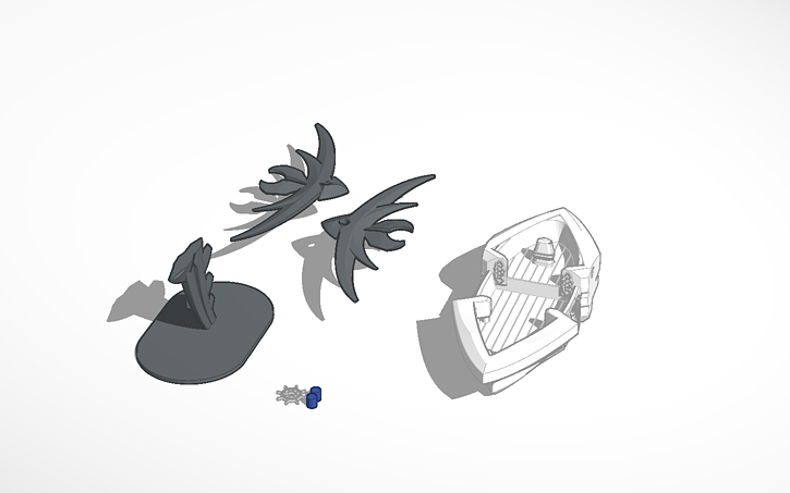 3D design Elvish Aether Ship | Tinkercad