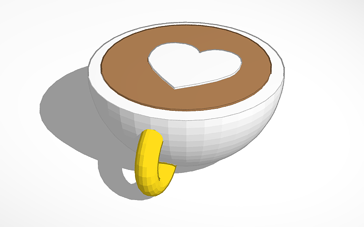 3D design coffee - Tinkercad