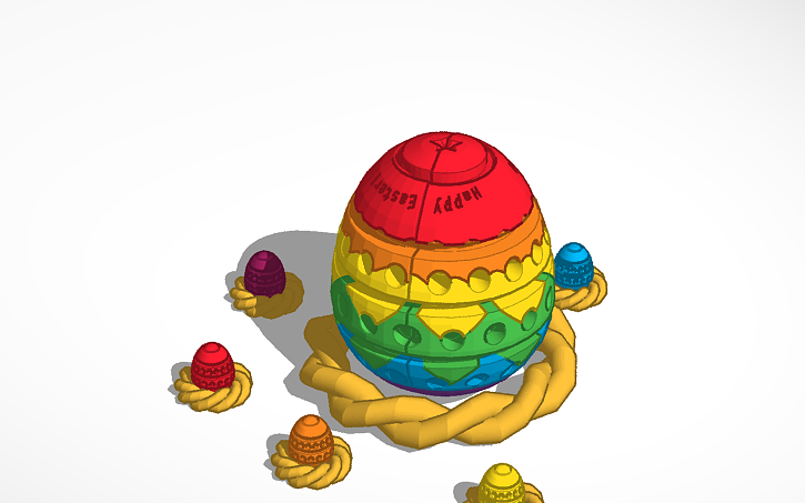 3D design easter egg challenges | Tinkercad