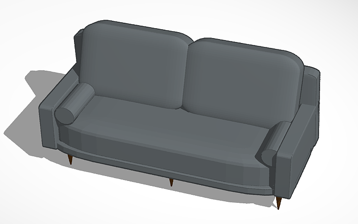 3D design Couch - Tinkercad