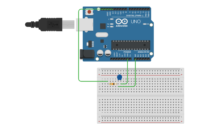 Circuit design Leitura Com o arduino para o DESAFIO WELDER | Tinkercad