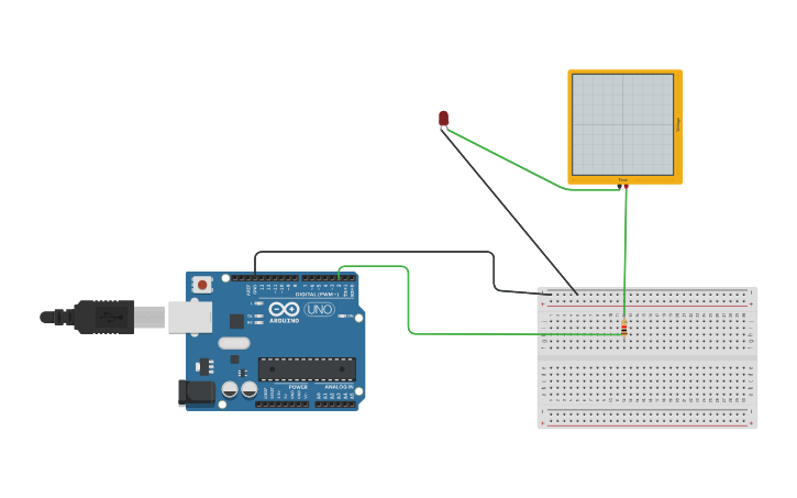 Circuit design digital signal - Tinkercad