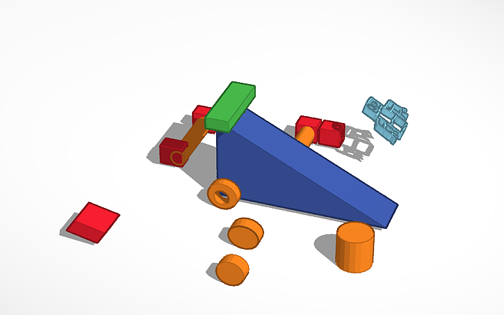 3D design co2 dragster by ben krahn and Levi Peter | Tinkercad