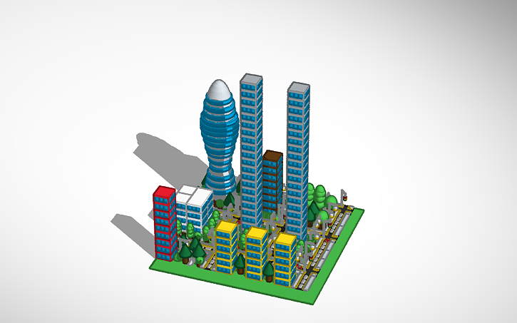 3D design City Life - Tinkercad