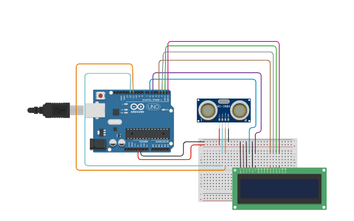 Circuit design PROJECT-IOT - Tinkercad