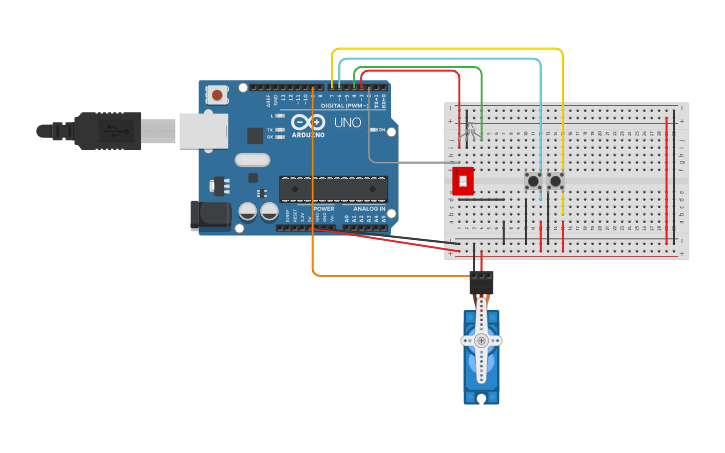 Circuit design parking lot - Tinkercad