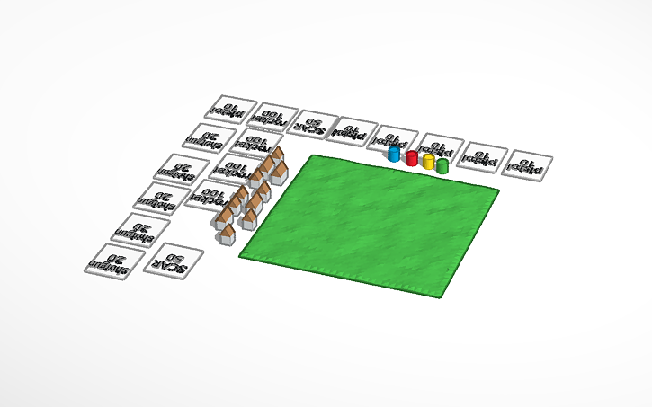 3D design Fortnite Board Game - Tinkercad