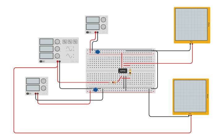 Circuit Design Op Amp Functioning Tinkercad
