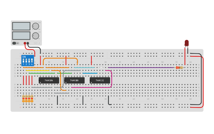 Circuit design [Simplified 2] - Tinkercad
