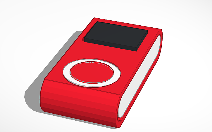 3D design MP3 player - Tinkercad