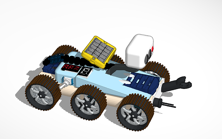 3D design MARS ROVER - Tinkercad