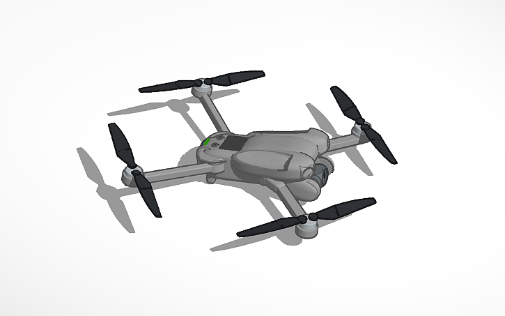 3D design DJI MINI 3 DRONE concept - Tinkercad