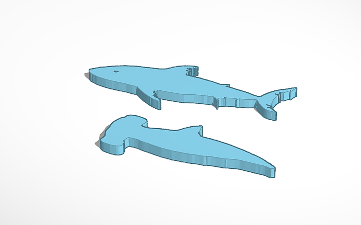 3D design shark - Tinkercad