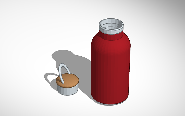 3D design Water Bottle - Tinkercad