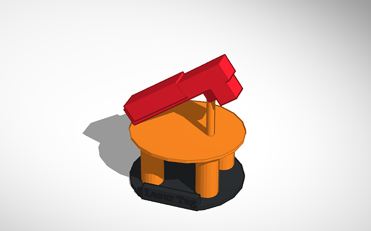 3D design Laser-Tag Trophy - Tinkercad