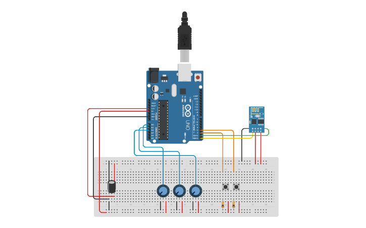 Circuit design SIMULADOR ECU - FORD CARE | Tinkercad