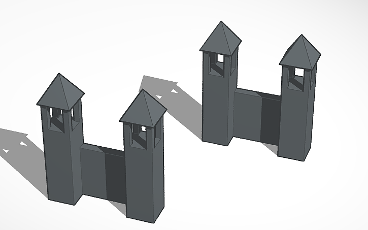 3D design Part 2 of ww11 base wall | Tinkercad