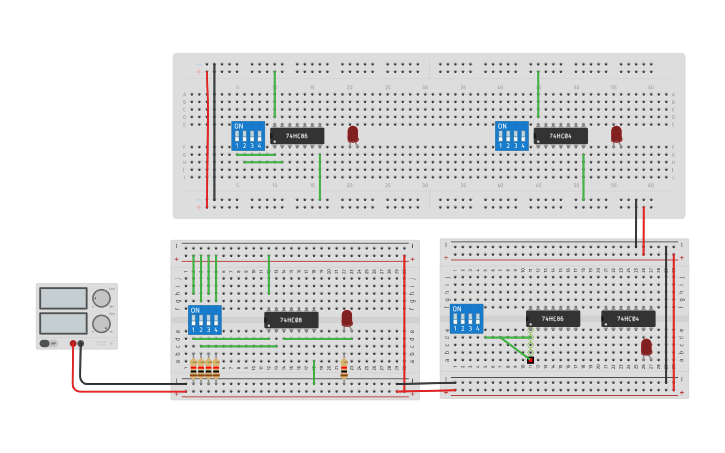 Circuit design Practica 4 - Tinkercad