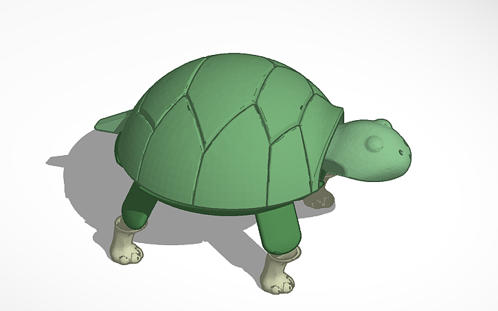 3D design Elephant turtle - Tinkercad