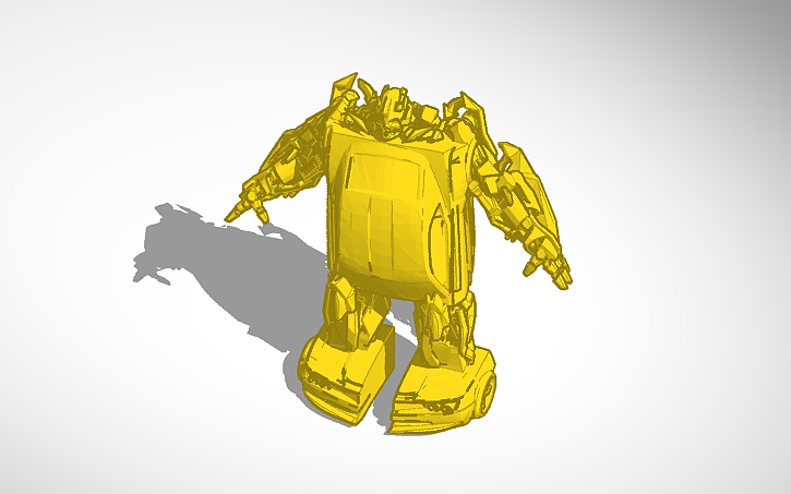 3D design transformers: bumblebee (movie robot mode g1 style model ...