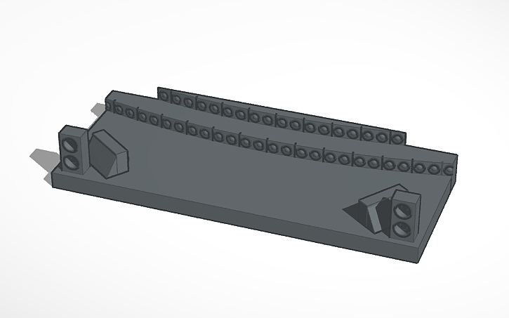 3D design stage stand - Tinkercad